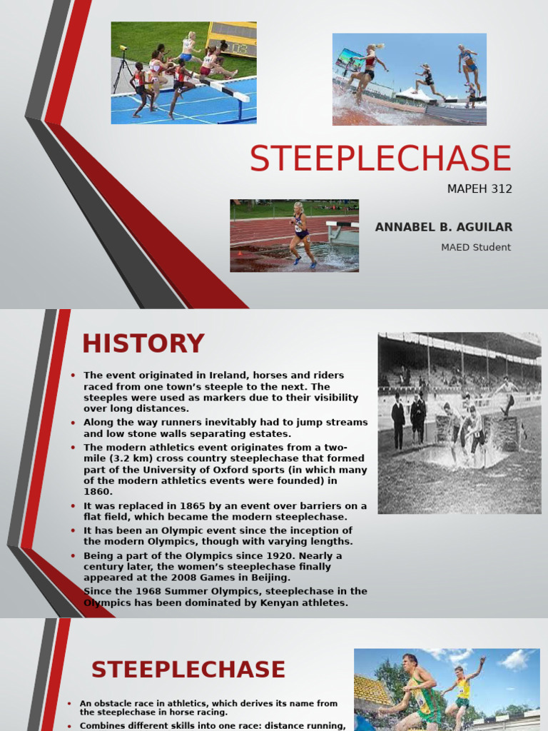 STEEPLECHASE | PDF | Track And Field | Sports