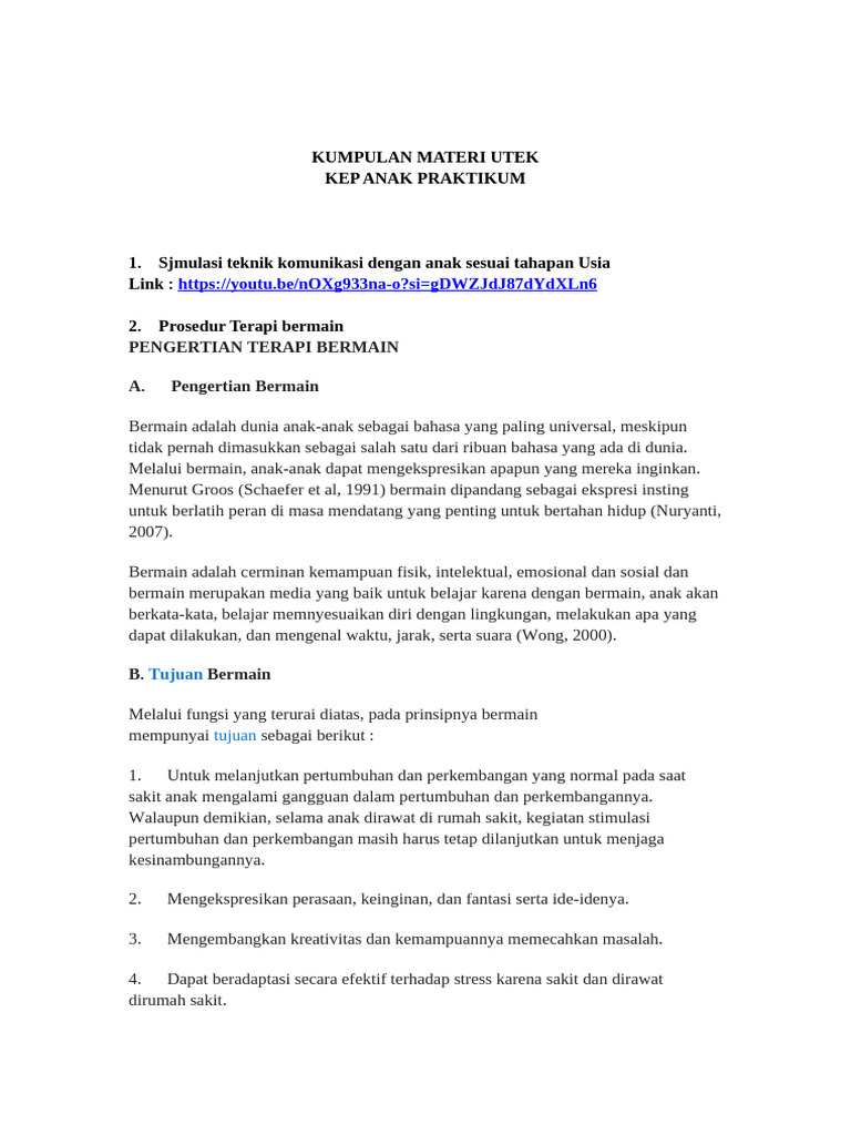 Kumpulan Materi Utek | PDF