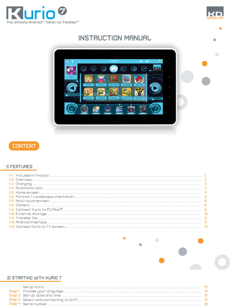 Kurio Tab Xl | PDF | Usb | Mobile App