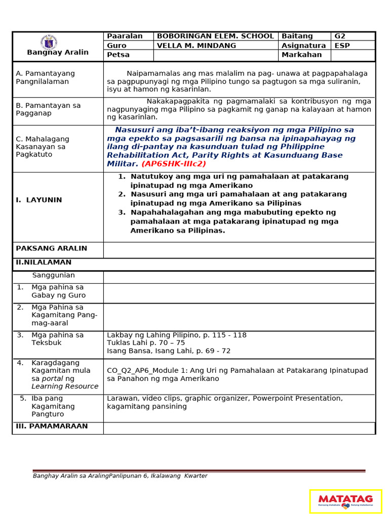 DLP Layout Sample | PDF