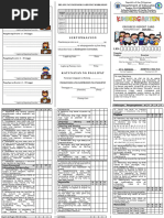 ECCD Checklist KINDERGARTEN | PDF