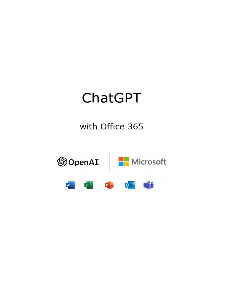 ChatGPT With MS Office 365 | PDF