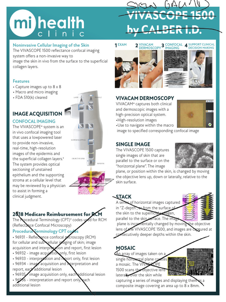 Flyer Vivascope Info | PDF | Confocal Microscopy | Skin