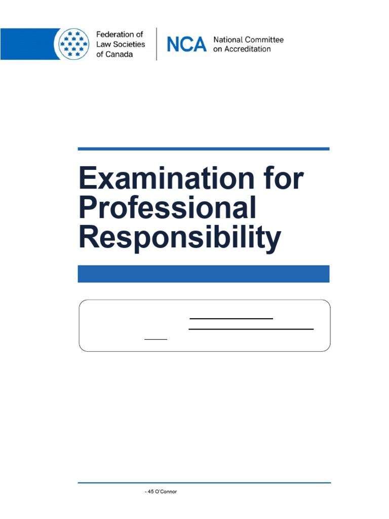 Professional Resp Sample Exam | PDF | Morality | Invention