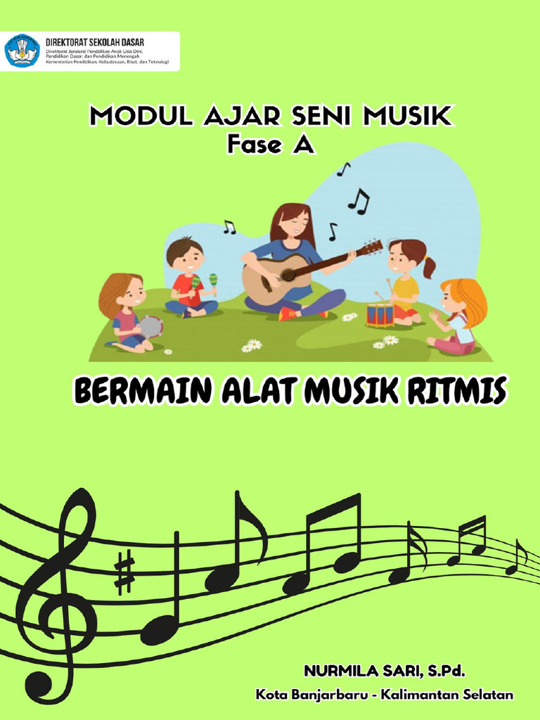 Modul Ajar Seni Musik - Penerapan Bermain Alat Musik Ritmis - Fase A | PDF