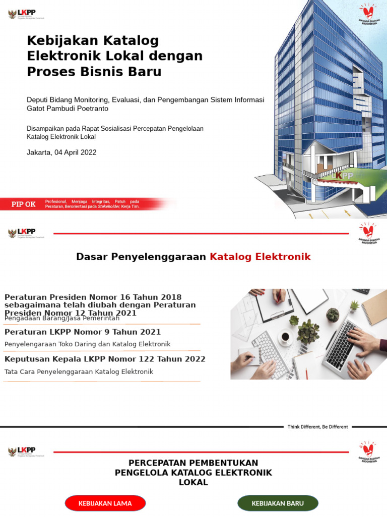 Kebijakan Katalog Elektronik Lokal dengan Probis Baru | PDF