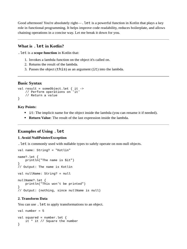 Conceitos Let | PDF | Anonymous Function | Object Oriented Programming