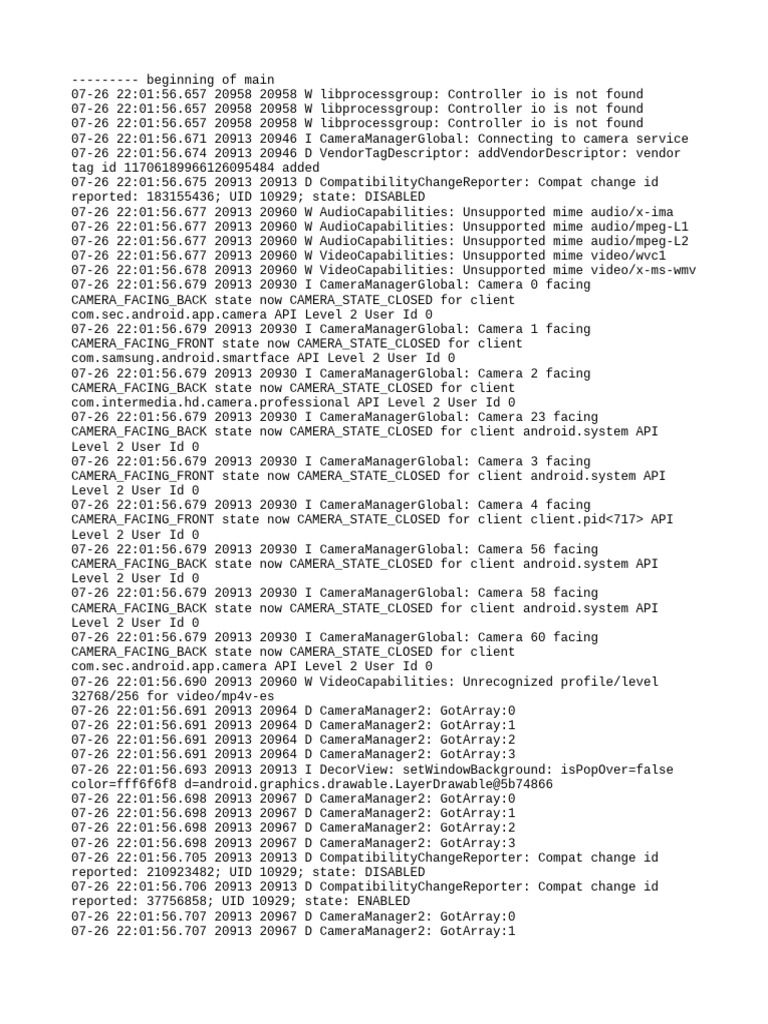 logcat1722042116601 | PDF | Operating System Technology | Computer Programming
