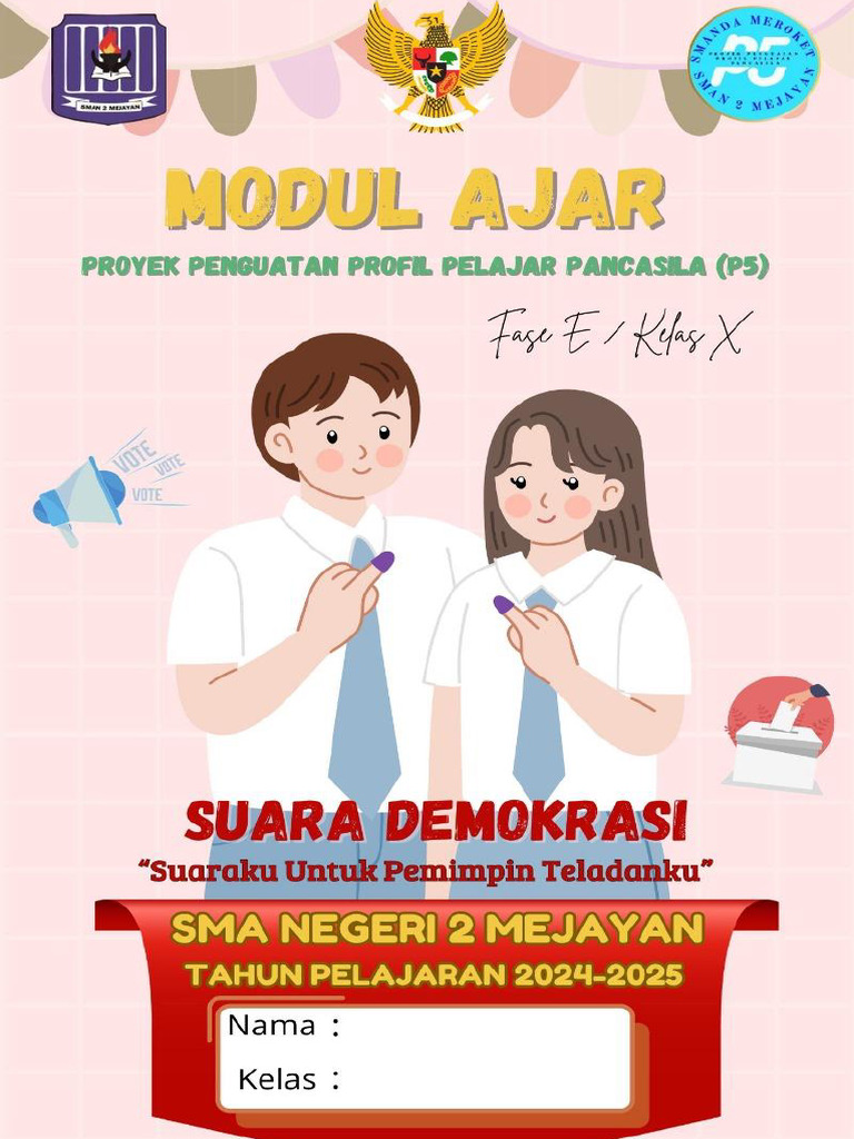 Modul p5 Suara Demokrasi - Fase e (2024-2025) | PDF