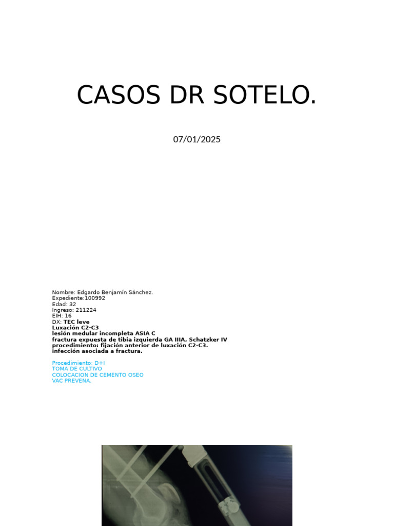 Casos Clínicos del Dr. Sotelo | PDF