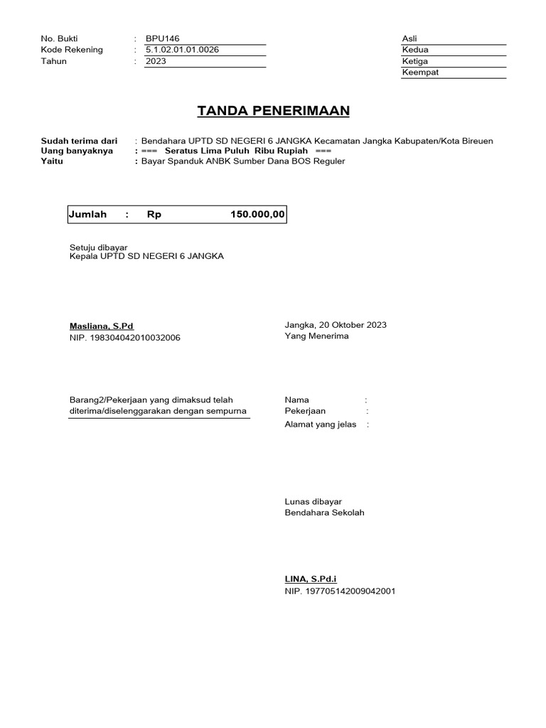 Spanduk ANBK 2023 untuk SD Jangka | PDF