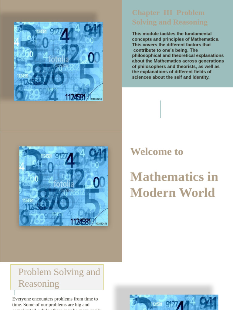 Chapter 3. Problem Solving and Reasoning | PDF | Inductive Reasoning | Deductive Reasoning