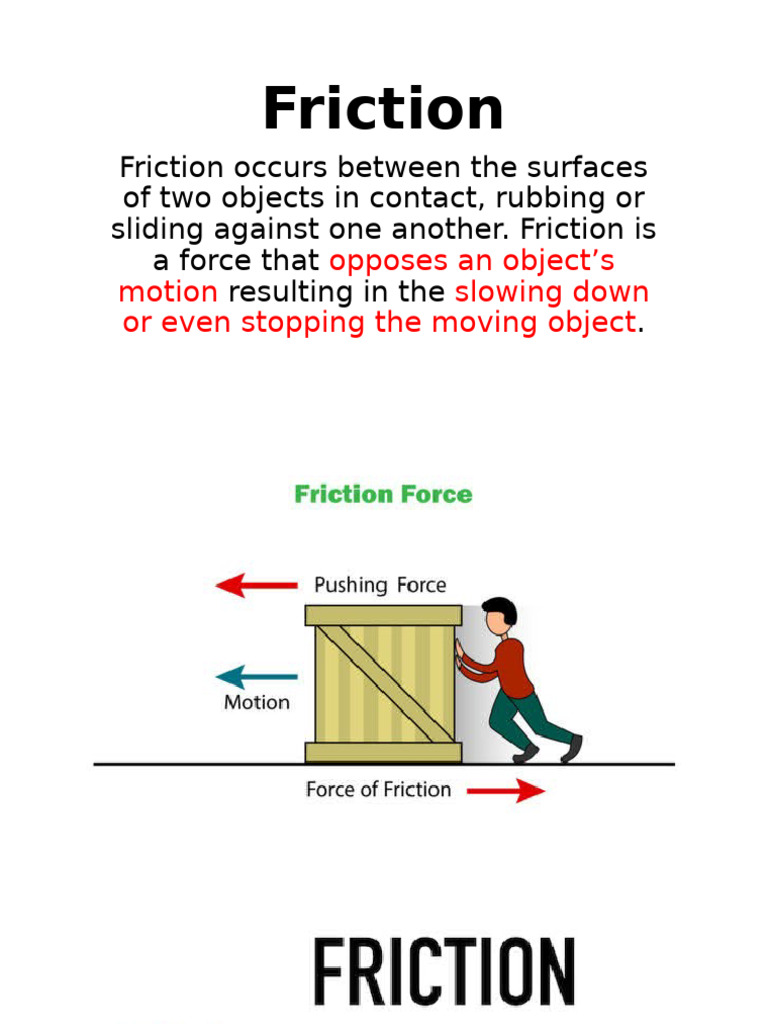 Understanding Friction Forces | PDF