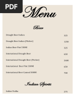 Opiuci Spirit & Liquor Menu Updated Apr 23 | PDF | Whisky | Soft Drink
