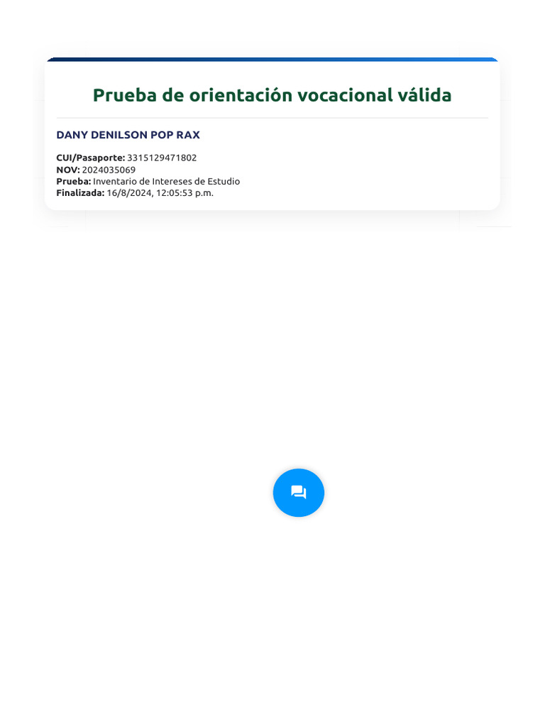 Validación de Prueba - USAC | PDF