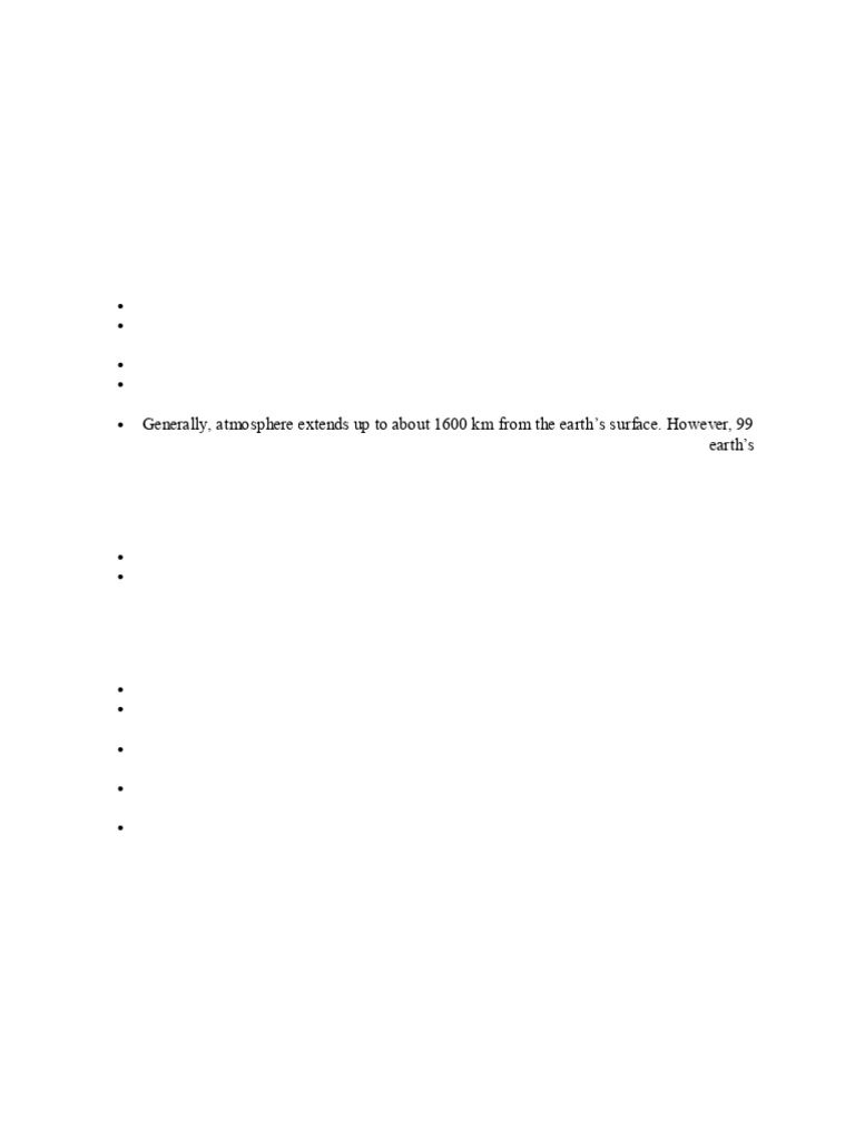 Module 3 6.1 Composition and Structure of The Atmosphere | PDF ...