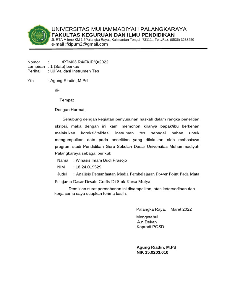 UJI VALIDASI INSTRUMEN | PDF