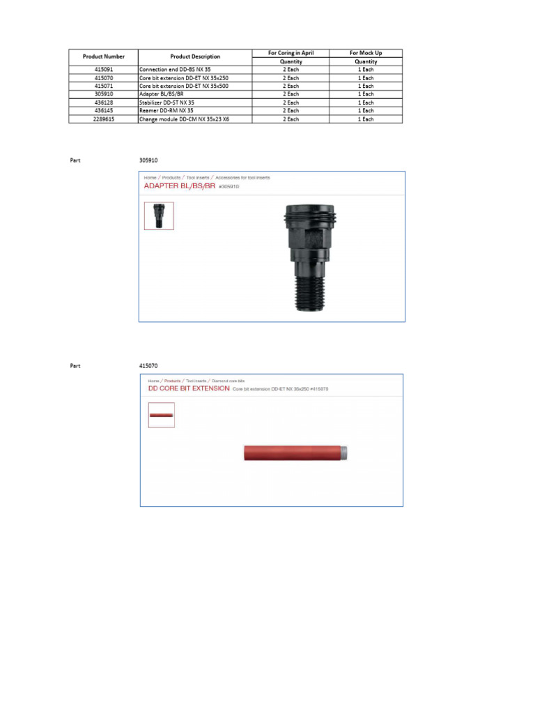 Part Number | PDF