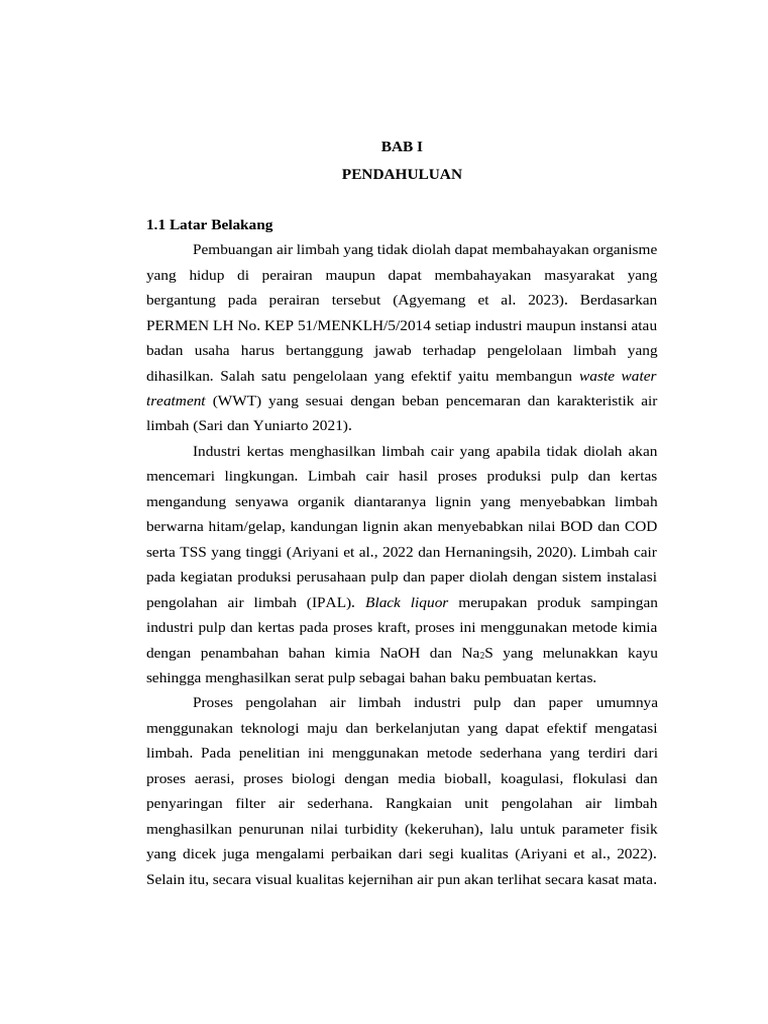 Pengolahan Limbah Serkom | PDF