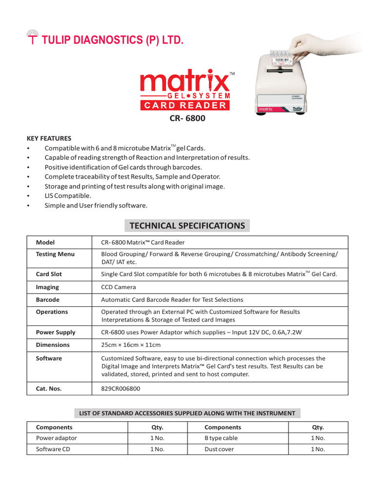 Matrix Card Reader | PDF