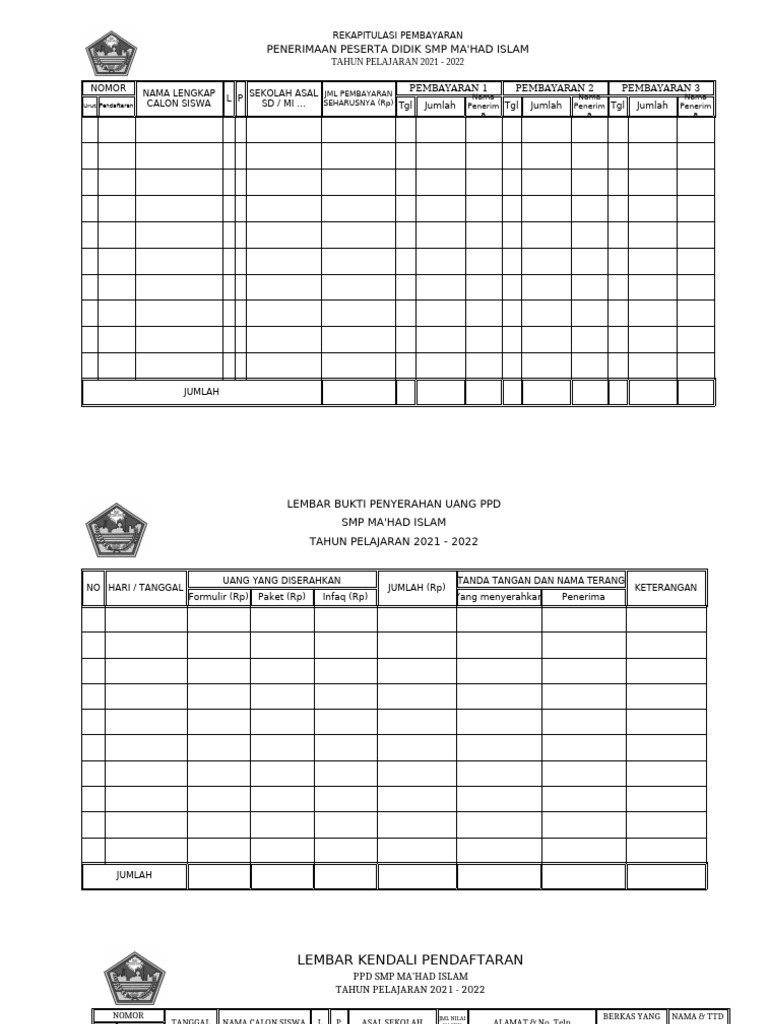 Lembar Kendali PPD | PDF