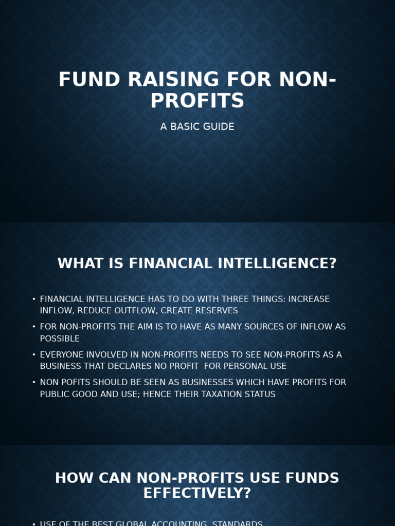Fundraising Strategies for Non-Profits | PDF | Nonprofit Organization ...