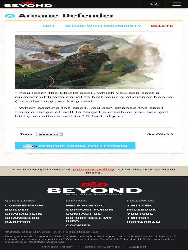 Arcane Defender: Shield Spell Guide | PDF