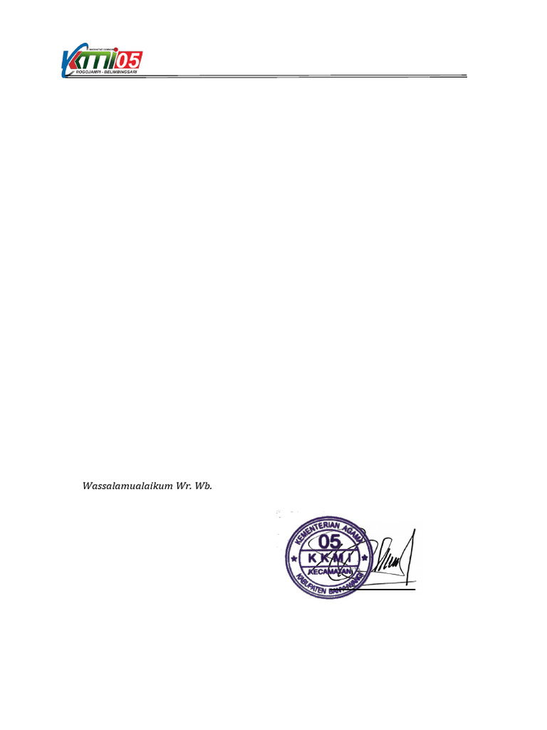 Undangan KKMI Januari 2025 | PDF