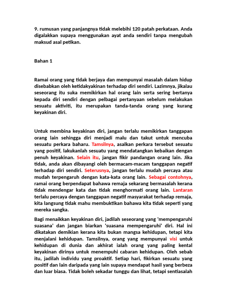 Rumusan SPM | PDF