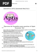 Aptis Web Aptis Advance Key Tests 1-4 | PDF