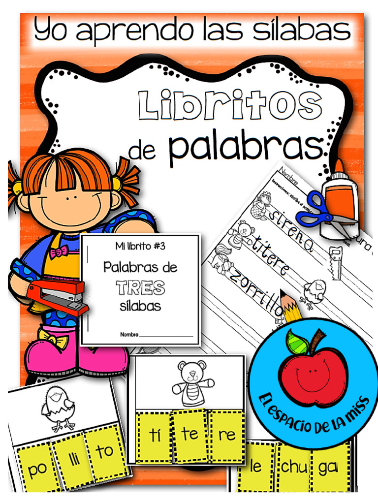 6 Yo Aprendo Las Silabas 6 Libritos de Palabras de 3 Silabas 1 | PDF