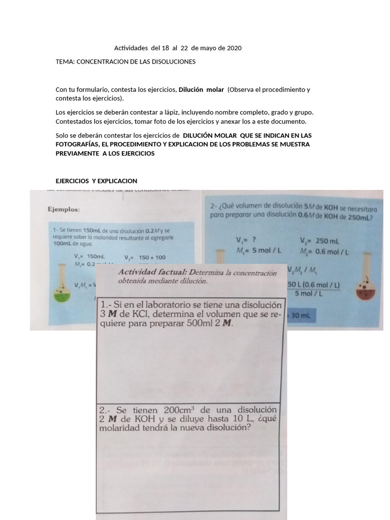 Activad 7. Quimica II | PDF