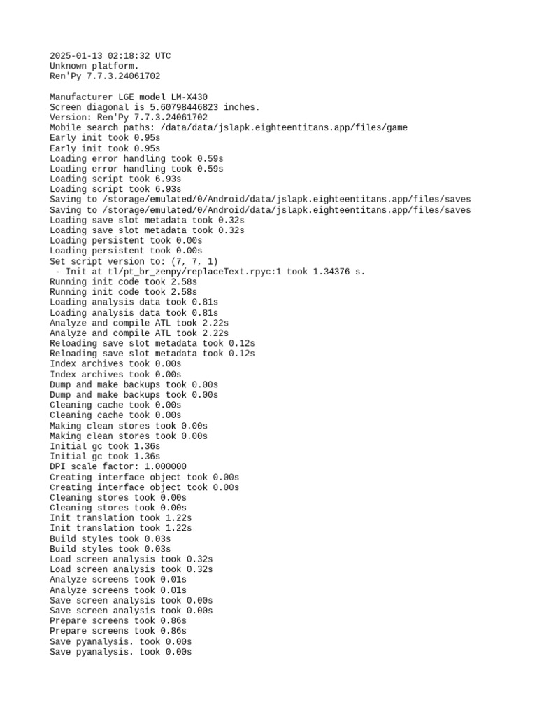 log | PDF | Mobile App | Metadata