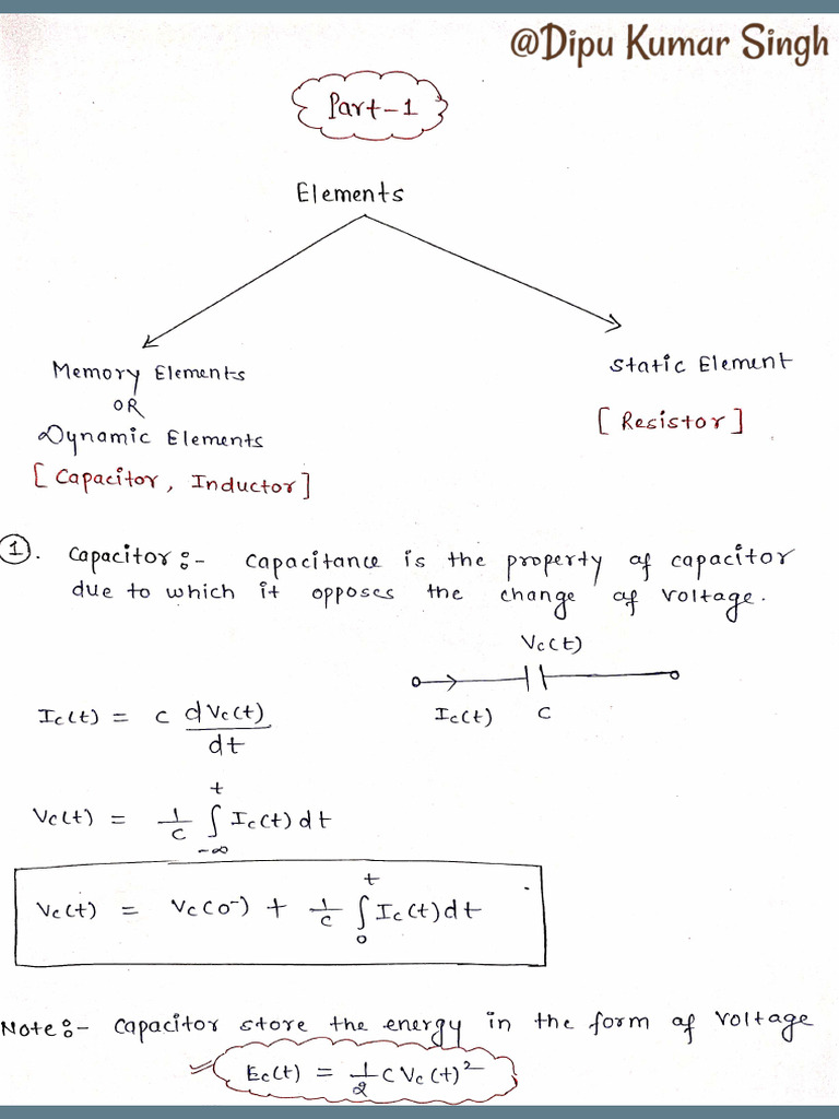 RC Circuits - Part-1 | PDF