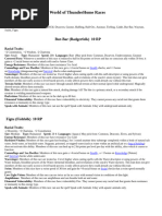 Human Subraces and Variants in 5e | PDF
