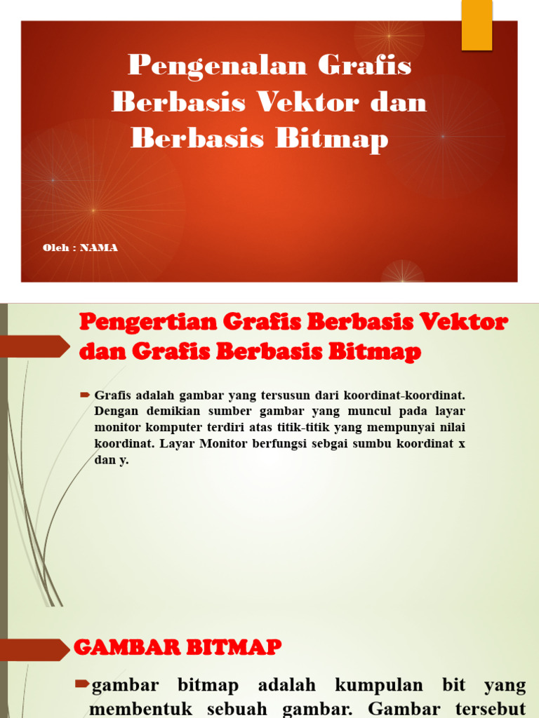 Perbedaan Grafis Vektor dan Bitmap | PDF