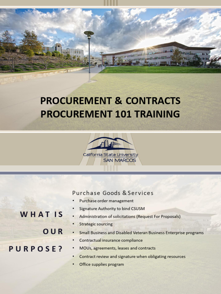 Procurement 101 Pdf Procurement Accounts Payable