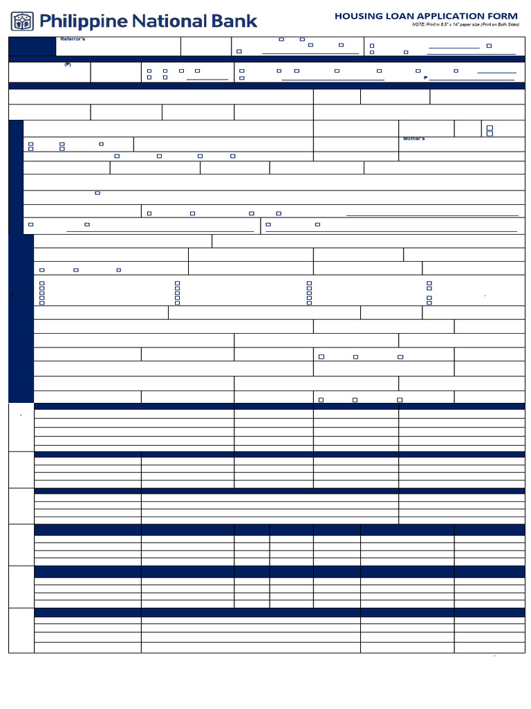 Housing Loan Application Form-PNB | PDF | Loans | Banks