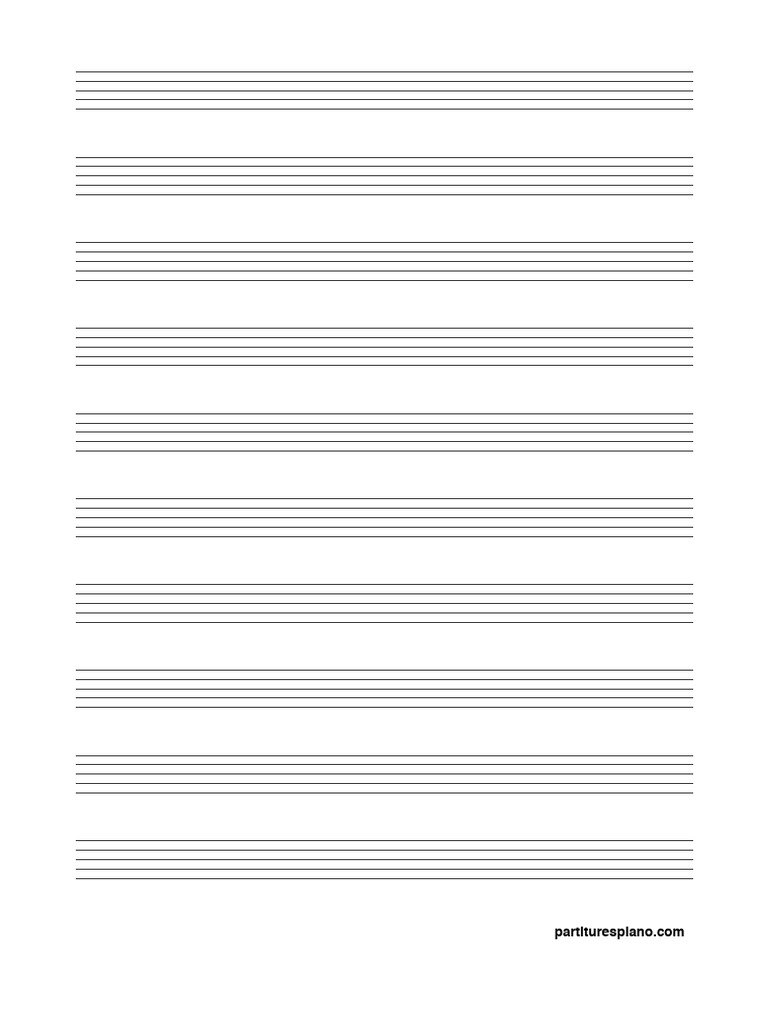 Hoja Pentagrama | PDF