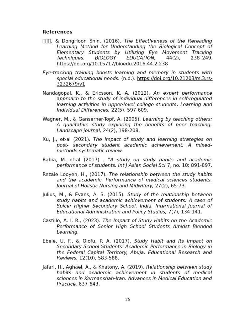 6. REFERENCES | PDF | Science | Cognition