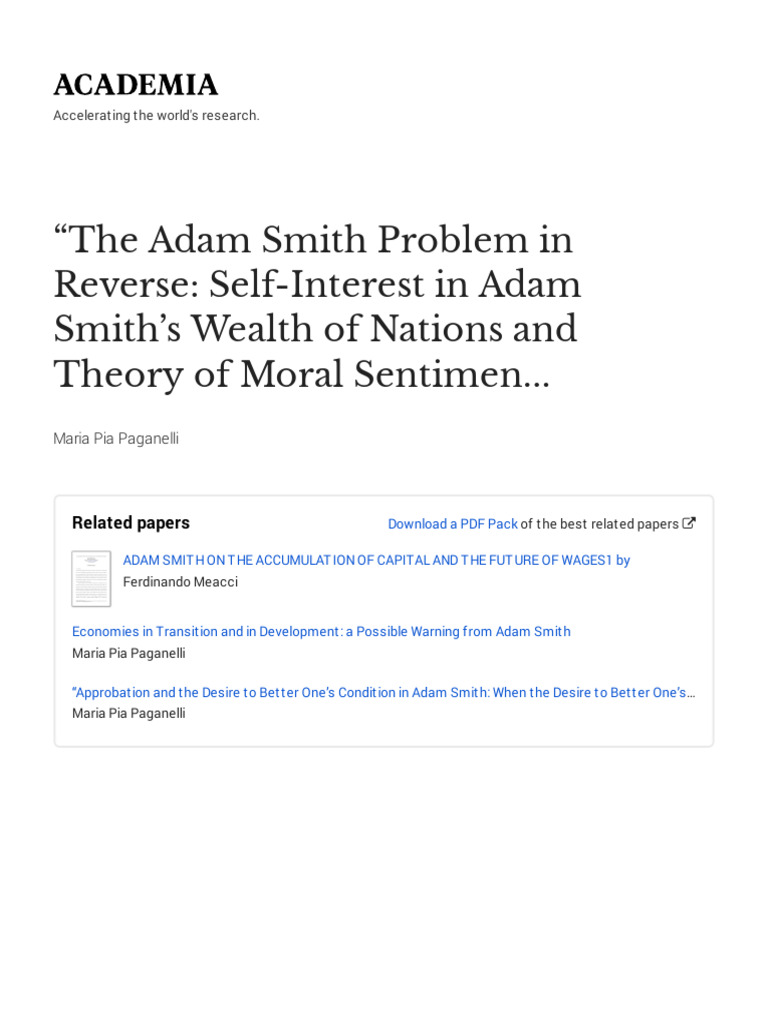 P1 | PDF | Adam Smith | The Wealth Of Nations