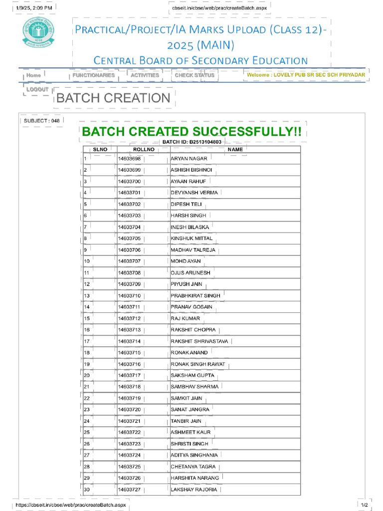 PHYSICAL EDUCATION PRACTICAL 2024-25 Batch 3 & 4 | PDF