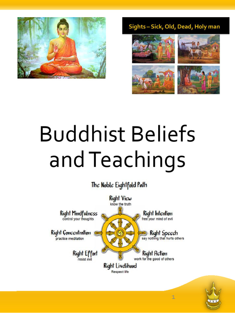 Buddhism Beliefs and Practices Website2 | PDF | Four Noble Truths ...