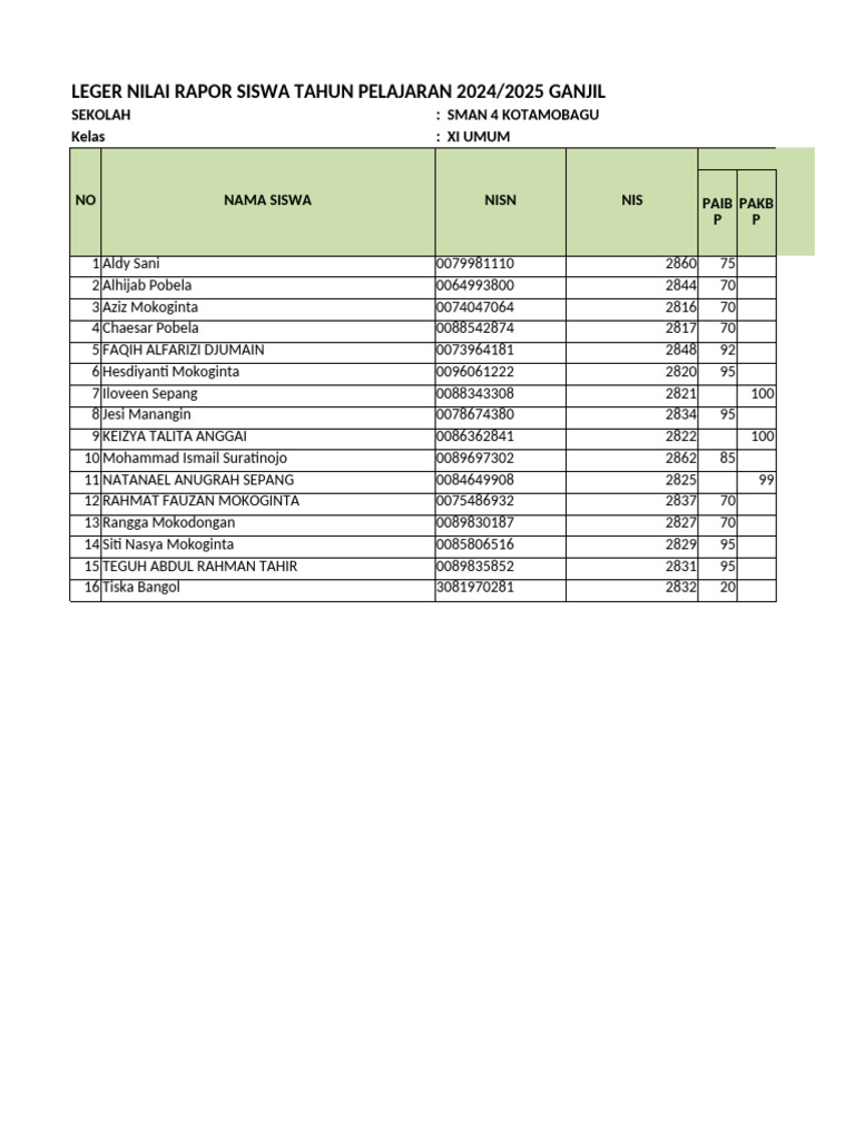Leger - 20241 - XI UMUM | PDF