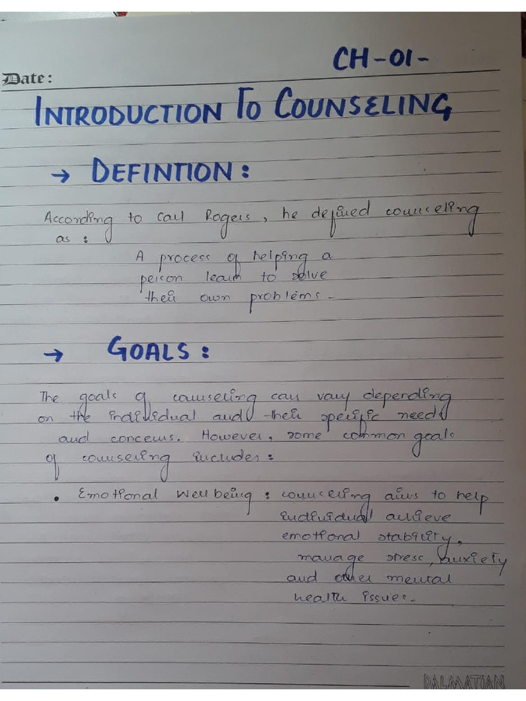 Introduction To Counseling | PDF