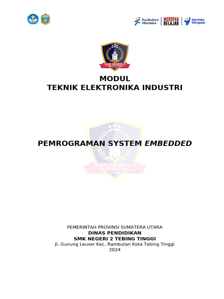 Modul Ajar Pemrograman Embedded TEI | PDF