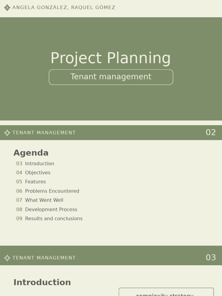Tenant Management Web Platform | PDF