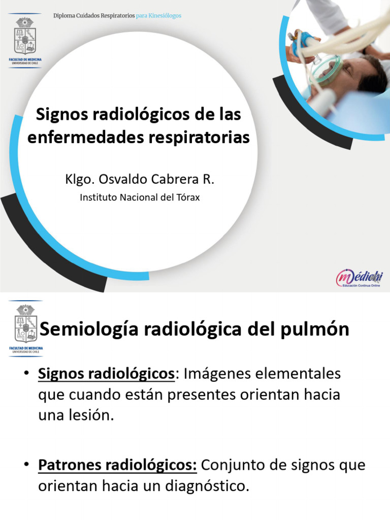 Signos Radiológicos en Enfermedades Respiratorias | PDF | Neumología ...