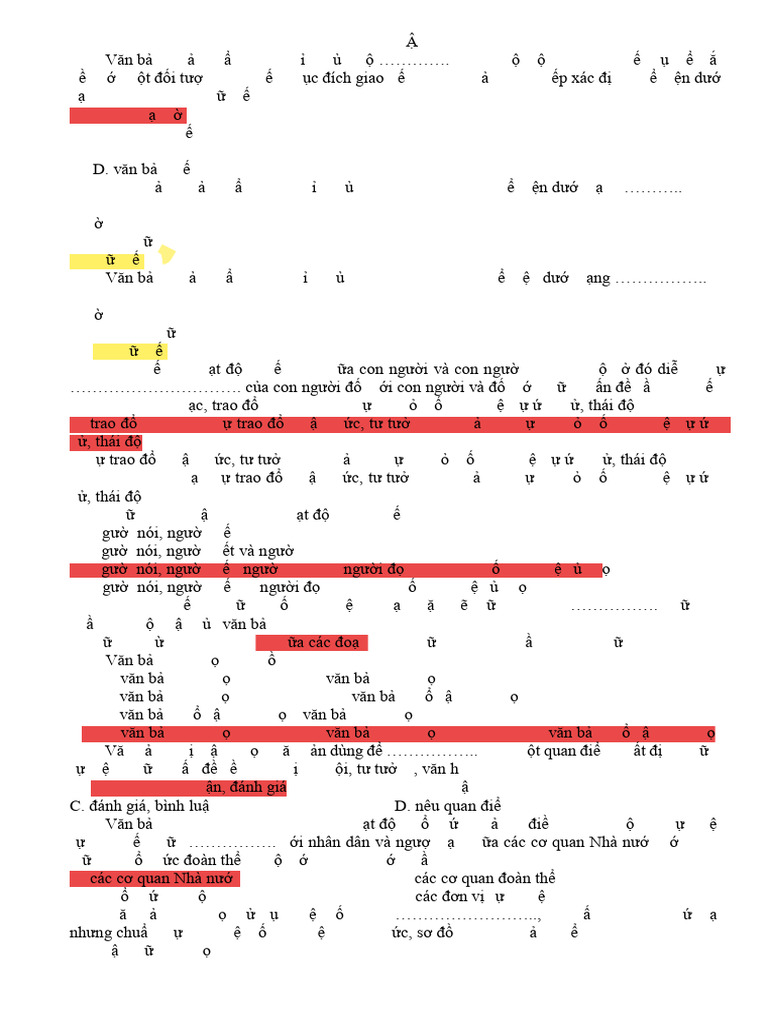 ÔN TẬP TVTH bản key | PDF