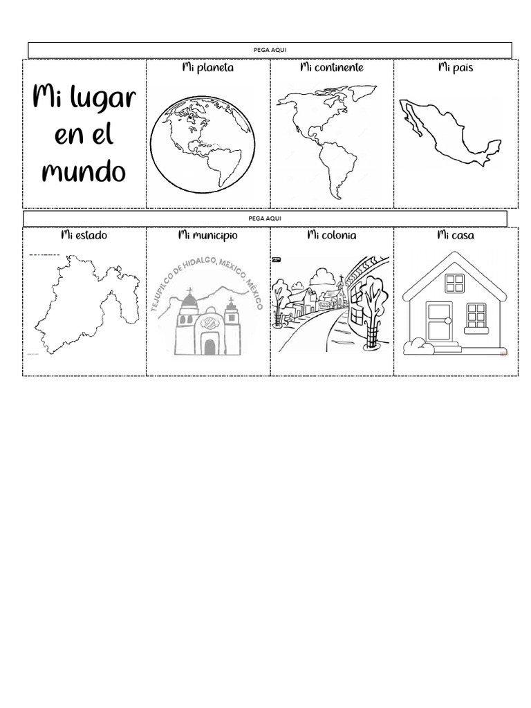 Mi Lugar en el Mundo: Geografía Personal | PDF